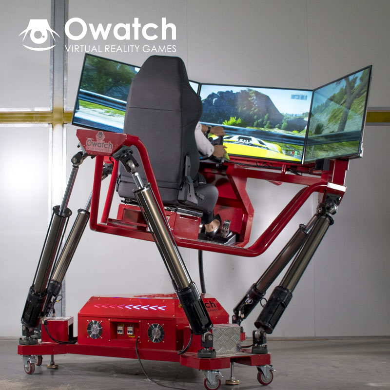 Driving Simulator 3-Screen+6-Dof Full Motion | Owatch™