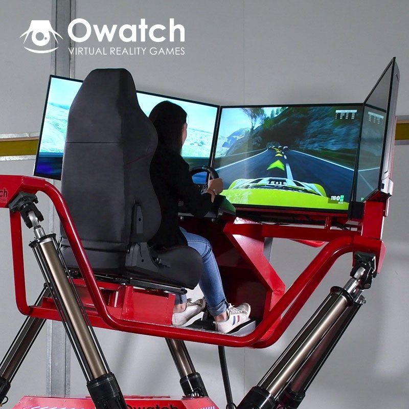 Driving Simulator 3-Screen+6-Dof Full Motion | Owatch™