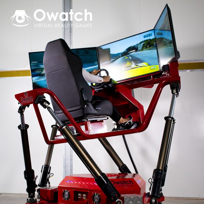 Driving Simulator 3-Screen+6-Dof Full Motion | Owatch™