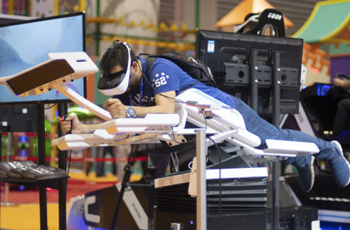 Birdly VR Flight Simulator Virtual Reality Flying | Owatch™