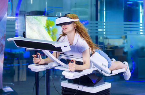 Birdly VR Flight Simulator Virtual Reality Flying | Owatch™