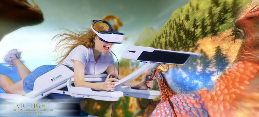 Birdly VR Flight Simulator Virtual Reality Flying | Owatch™