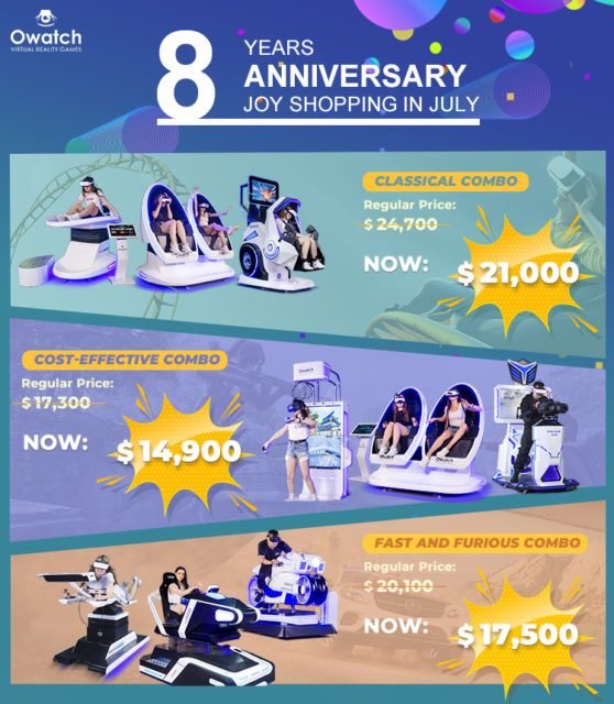 360° Rotating VR Roller Coaster Simulator | Owatch™