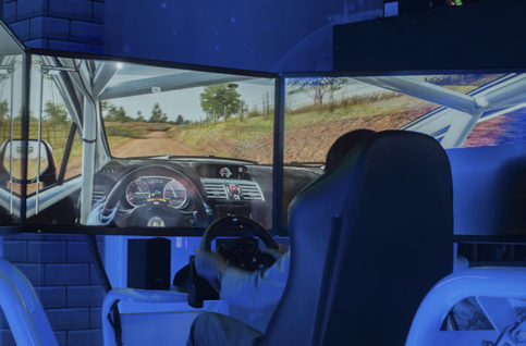 Driving Simulator 3-Screen+6-Dof Motion Machine | Owatch™