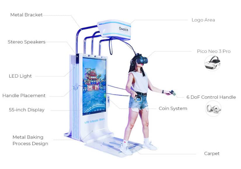 Commercial VR Standing Platform for Game Center | Owatch™