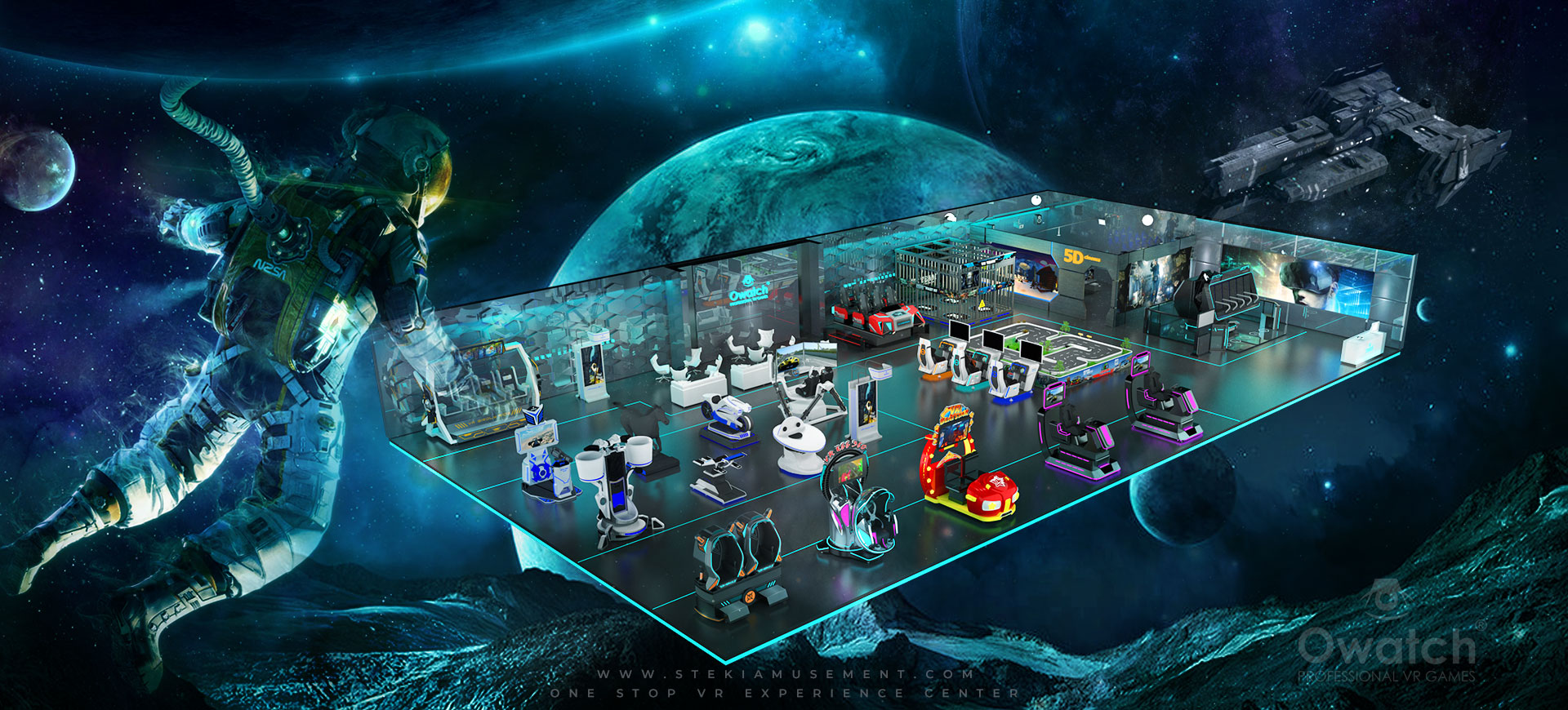 VR Park - VR Amusement Rides, VR Zone Manufacturer | Owatch™