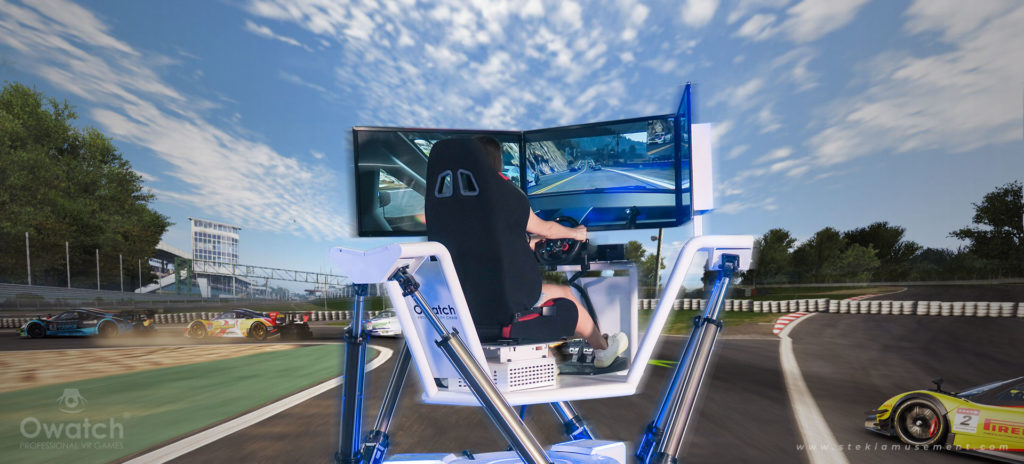 Driving Simulator 3-Screen+6-Dof Motion Machine | Owatch™