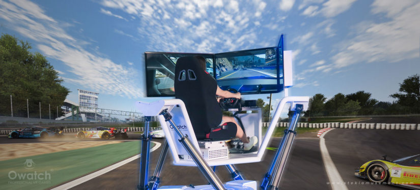 Driving Simulator 3-Screen+6-Dof Motion Machine | Owatch™