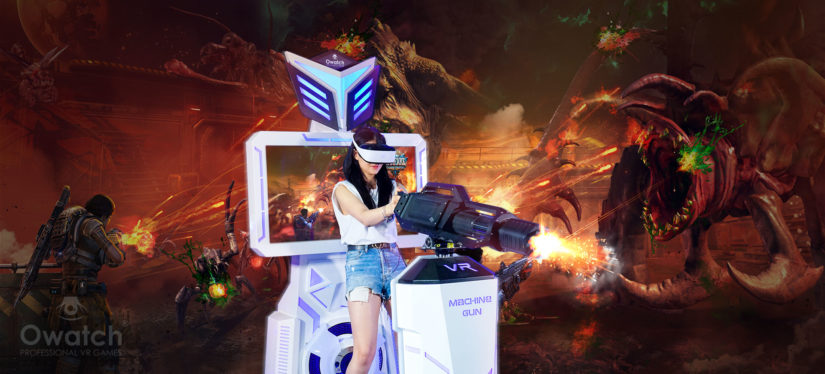 VR Machine Gun Gatling VR Shooting Simulator | Owatch™