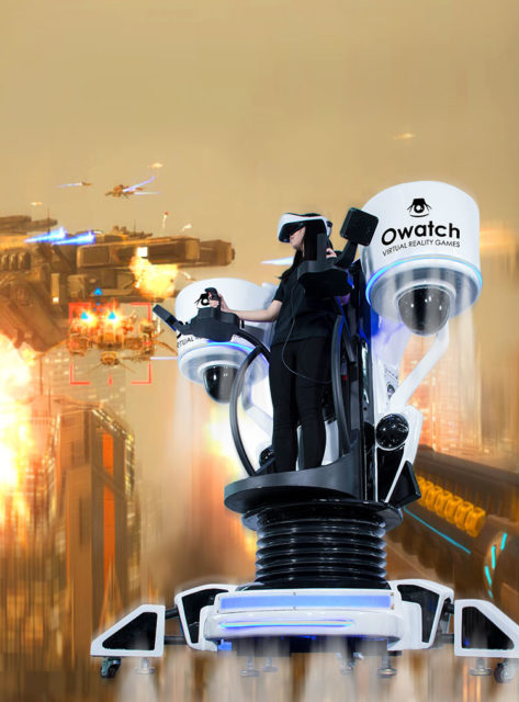 Standing-up 9D VR Flight Simulator 360 Rotating | Owatch™