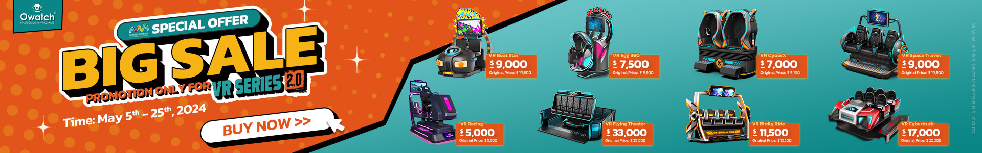 VR Park - VR Amusement Rides, VR Zone Manufacturer | Owatch™