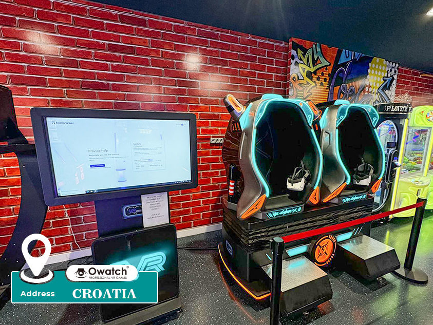 VR CyberX Simulator, Virtual Reality Arcade Rides | Owatch™
