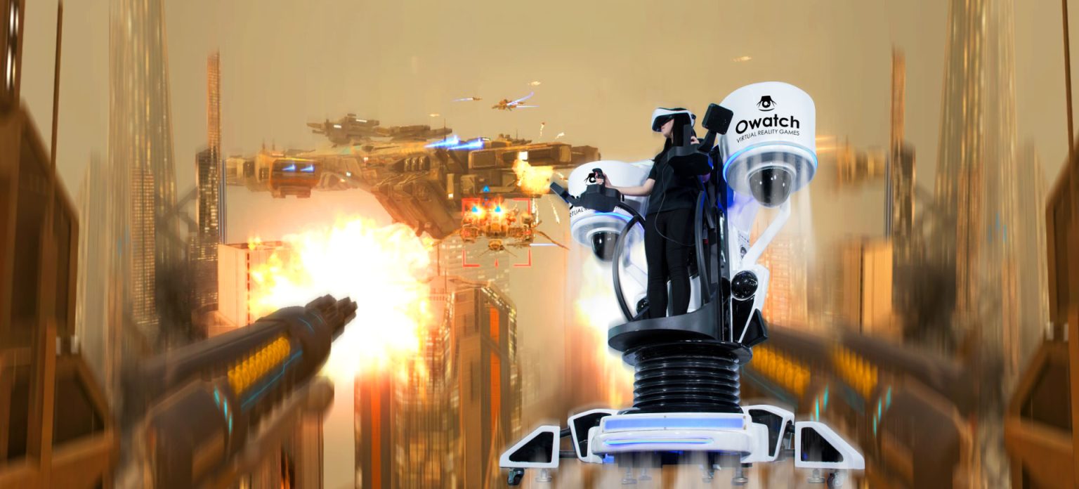Standing-up 9D VR Flight Simulator 360 Rotating | Owatch™