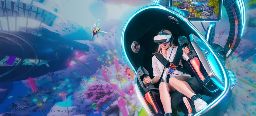 360° Rotating 9D VR Super Roller Coaster Simulator | Owatch™