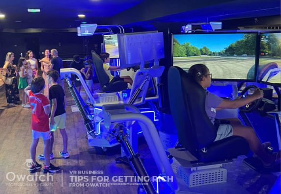 Driving Simulator 3-Screen+6-Dof Motion Machine | Owatch™