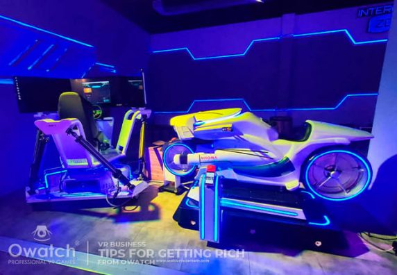 Driving Simulator 3-Screen+6-Dof Motion Machine | Owatch™